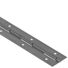 Punched Zinc Steel Piano Hinge with 20mm Wide Leaf | Penn Elcom